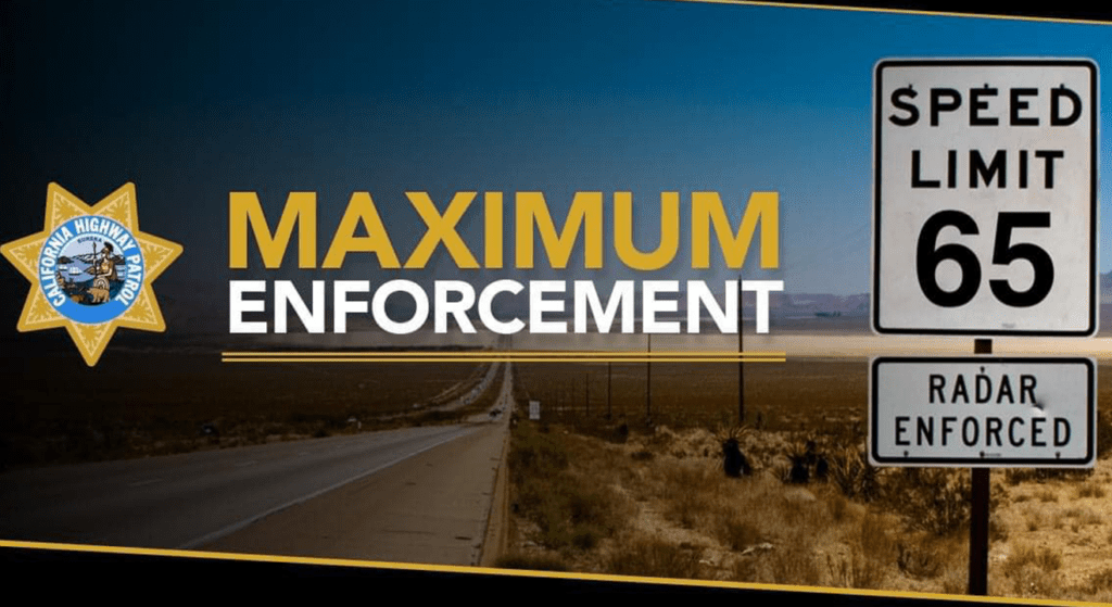 CHP Targets Speeders with 24-Hour Maximum Enforcement Period - Rio ...