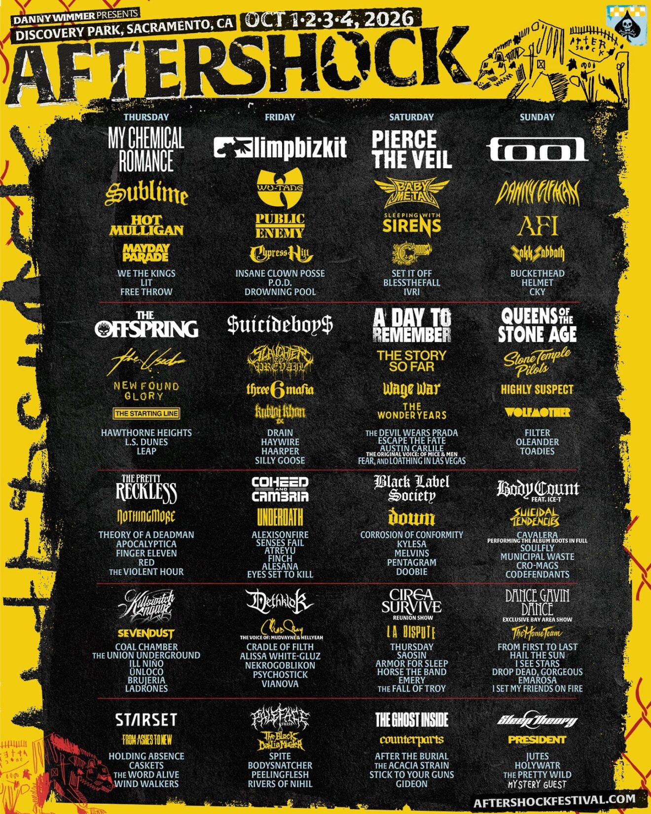 Aftershock 2026: The West Coast’s Largest Rock Festival Returns to ...